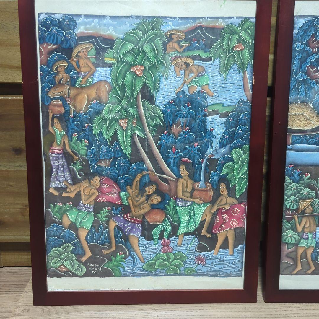 バリ絵画　インテリア