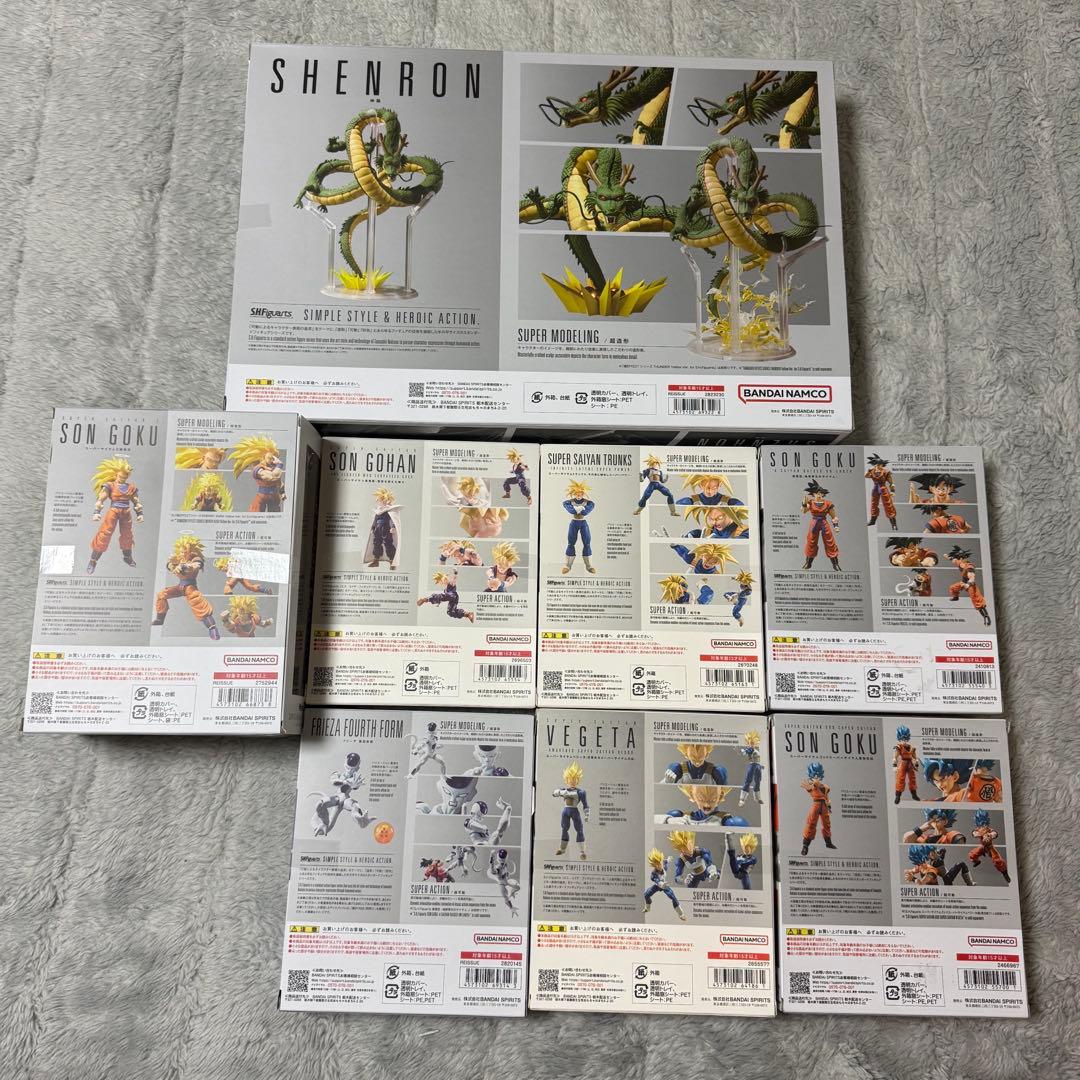 新品未開封未開封 S.H.Figuarts ドラゴンボール フィギュア8点セット
