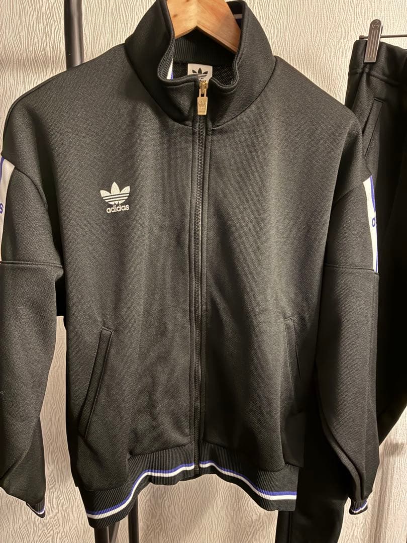 【極美品】90s adidas デサント製 トラックジャケット セットアップ