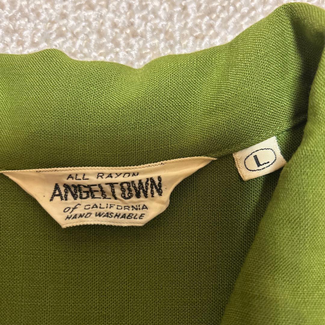 ANGEL TOWN ヴィンテージ　ボーリングシャツ