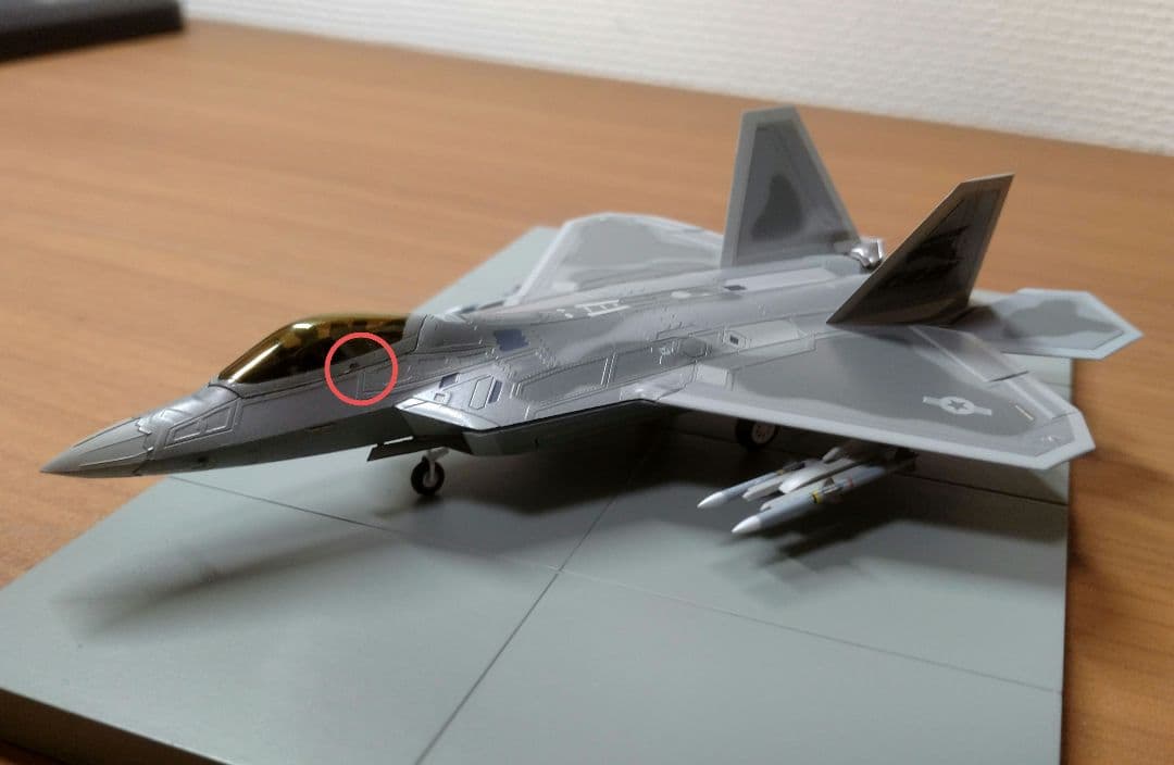 技MIX　F-22 ラプター 開発試験機 　完成品