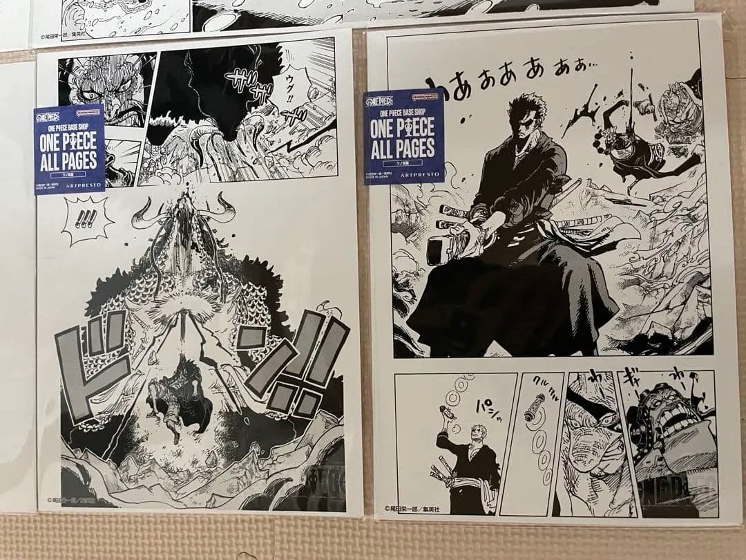 ONE PIECE BASE SHOP ALL PAGES 5枚セット
