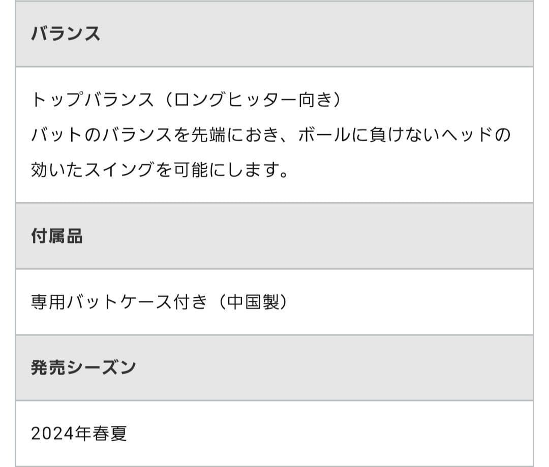 新品　ミズノ　ビヨンドマックスレガシー　81cm