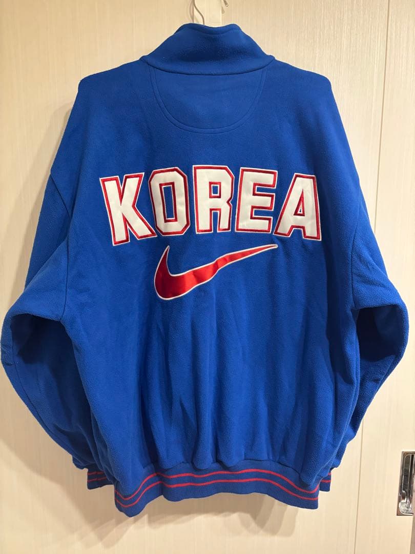 韓国代表　フリースハーフジップ　nike 90s