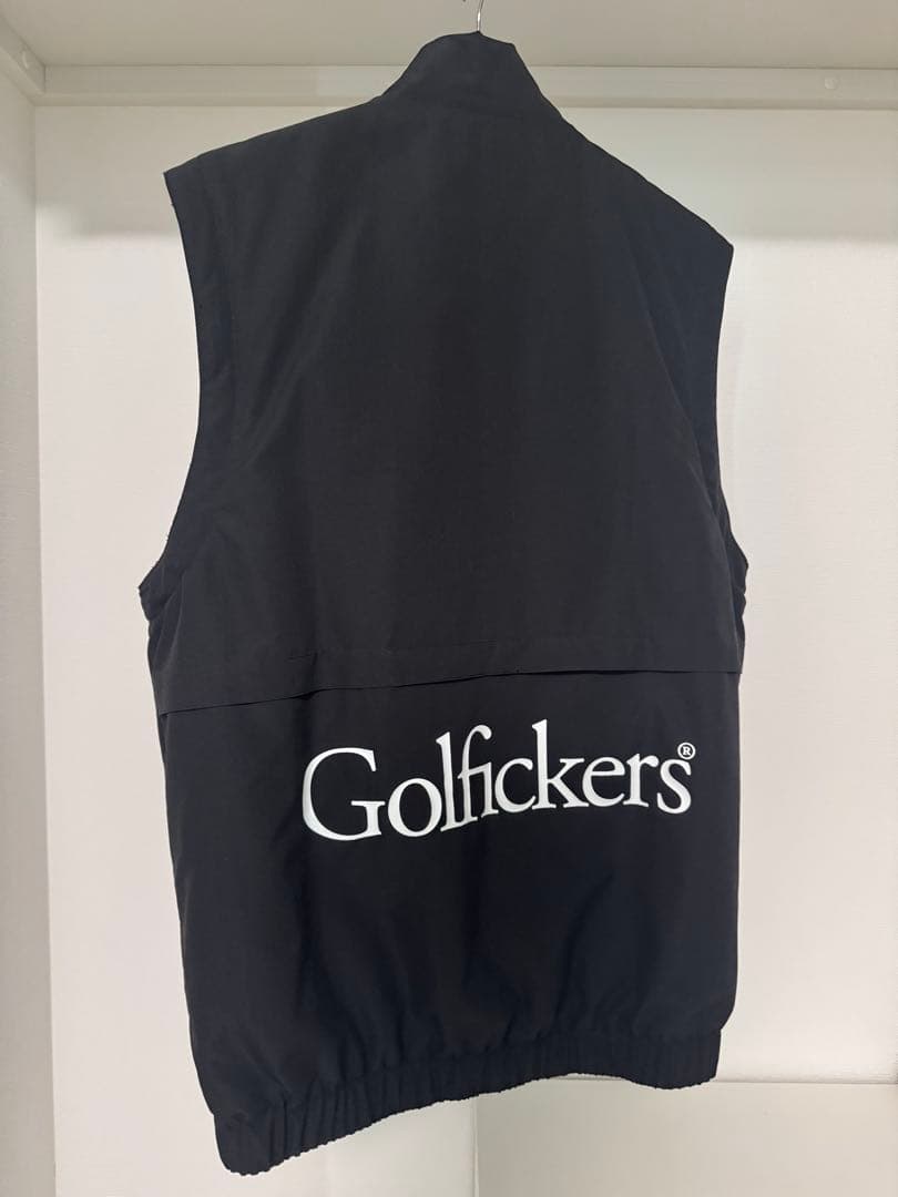 【美品】Golfickers ベスト（黒）