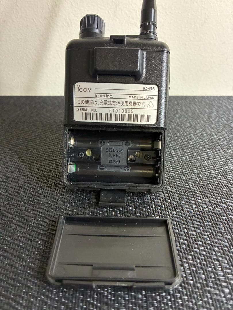 iCOM IC-R6　♦ダイヤモンドSRH-787アンテナ付属