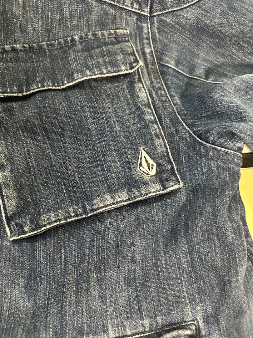 超レア！　VOLCOM スノーボードウェア　リアルデニム　上下セットアップ