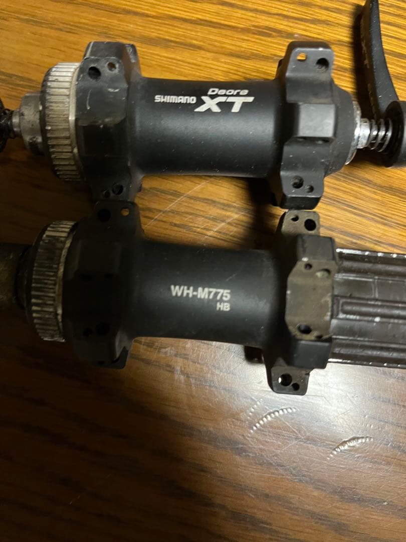 SHIMANO DEORE XT WH-M775 DISC ハブセット