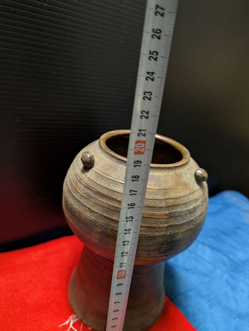 茶釜 陶器製 高さ約20cm
