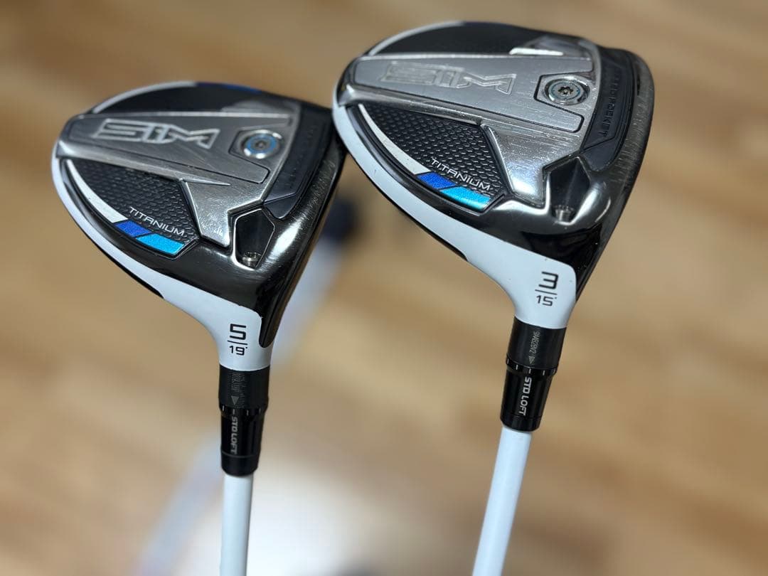 TaylorMade SIM 3W & 5W セット(FW用シャフト付き)