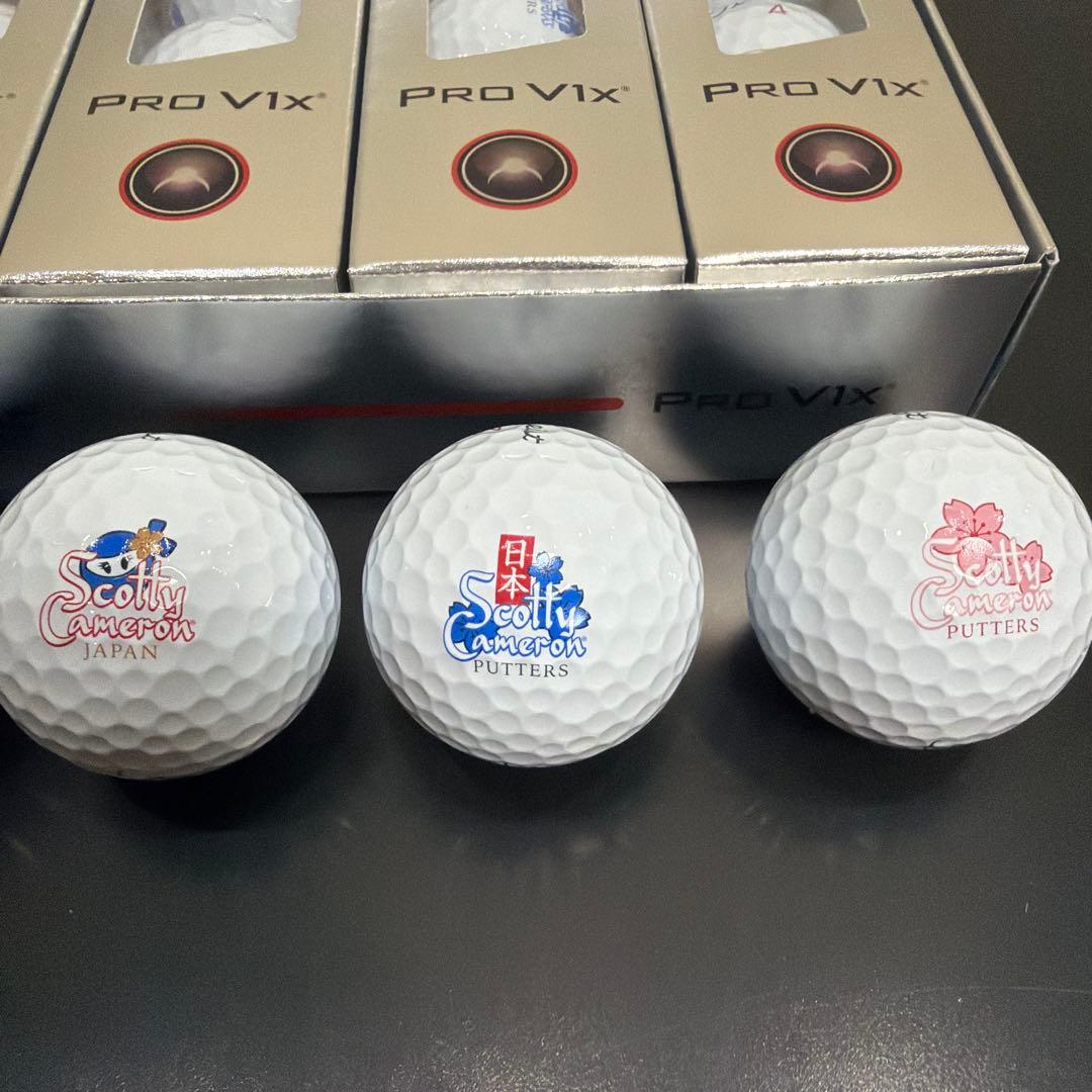 タイトリストPro V1 X スコッティキャメロン ゴルフボール 1ダース