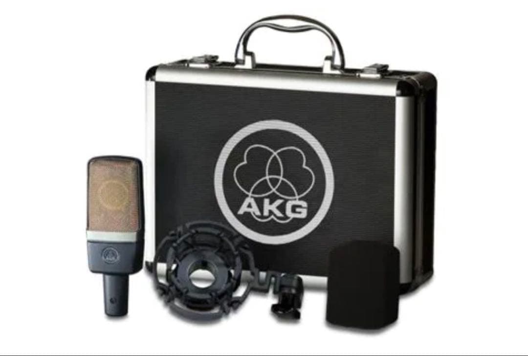 【使用回数1回のみ　極美品】AKG C214 コンデンサーマイク