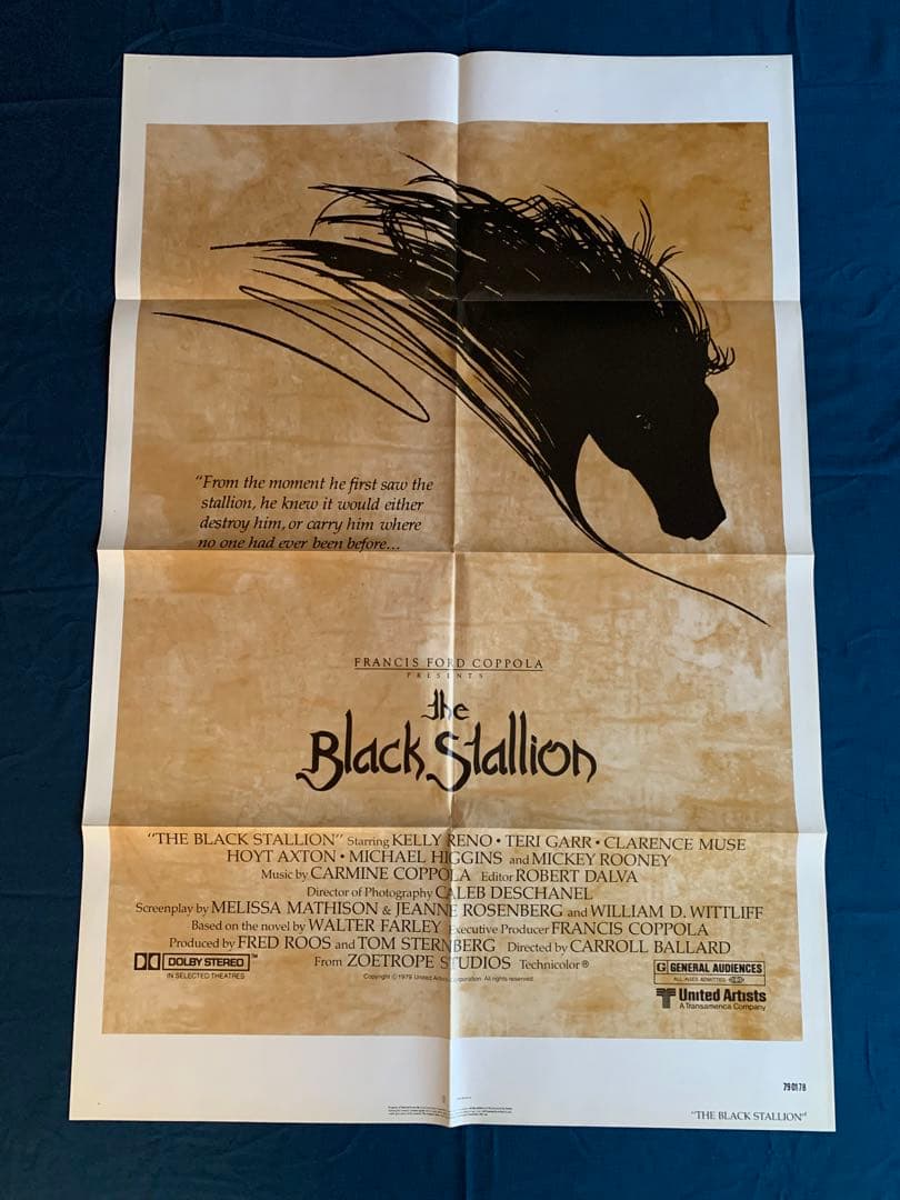 ワイルドブラックTHE BLACK STALLION USオリジナル映画ポスター