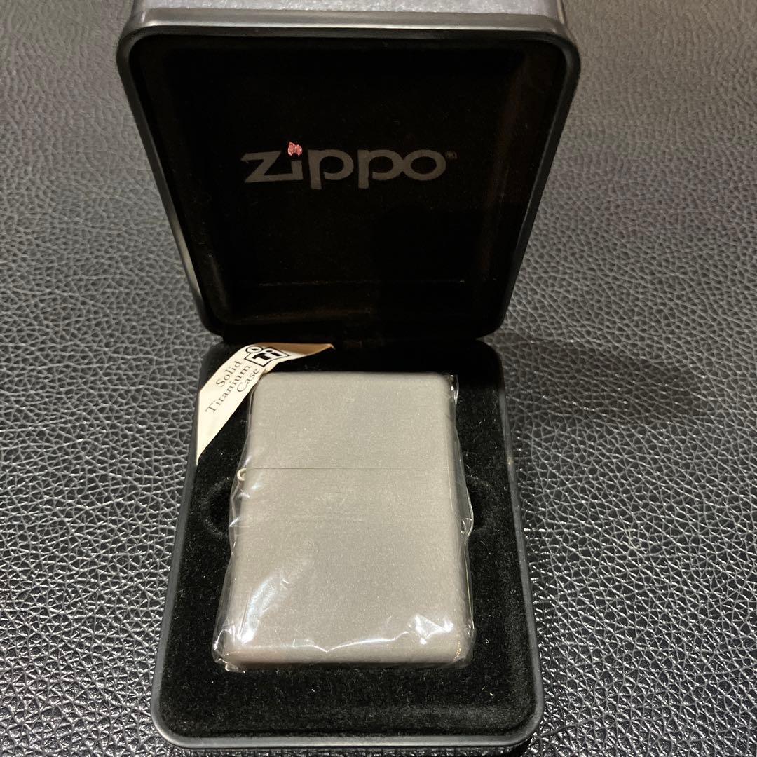 zippo ジッポー Solid Titanium ソリッドチタニウム 未使用品
