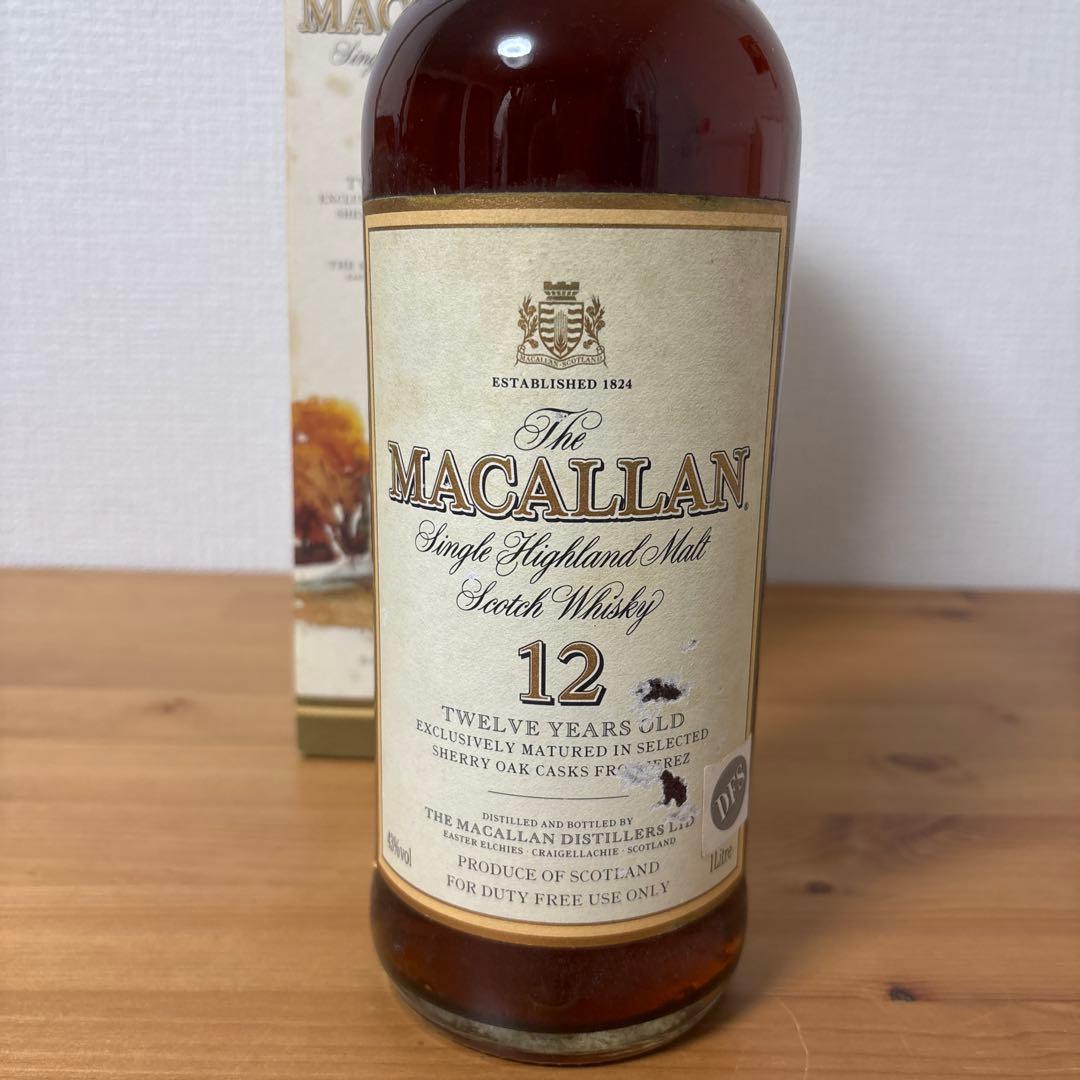 マッカラン12年　1000ml シェリーカスク　箱付き　未開封