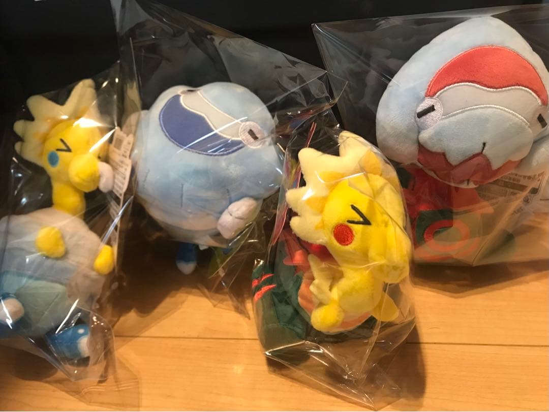 【 POKÉMON DOLLS 】ソード・シールド 化石ポケモン 4体セット