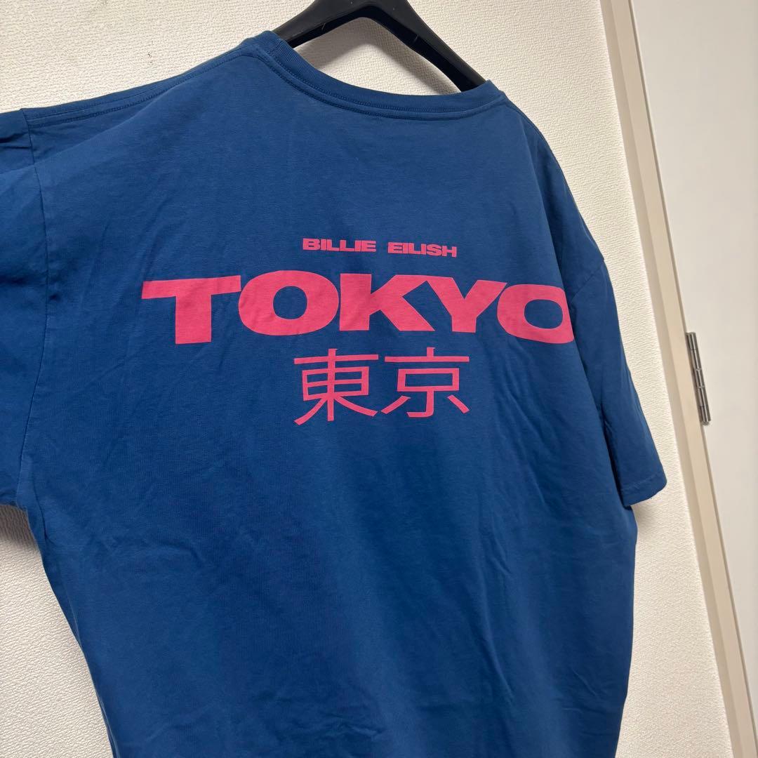 Billie Eilish POPUP ビリー 限定 Tシャツ BLUE 限定