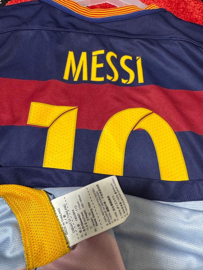 正規品 FCバルセロナ メッシ MESSI 10番 シャツ 2016-2017