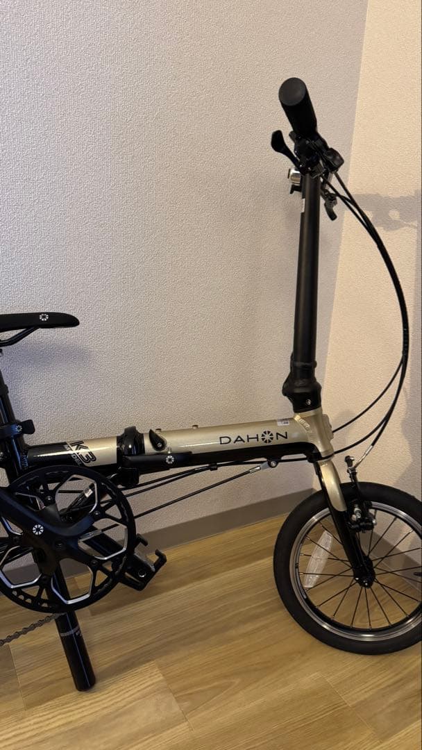 DAHON ( ダホン ) K3 シャンパン　折りたたみ自転車ペダル輪行袋付き