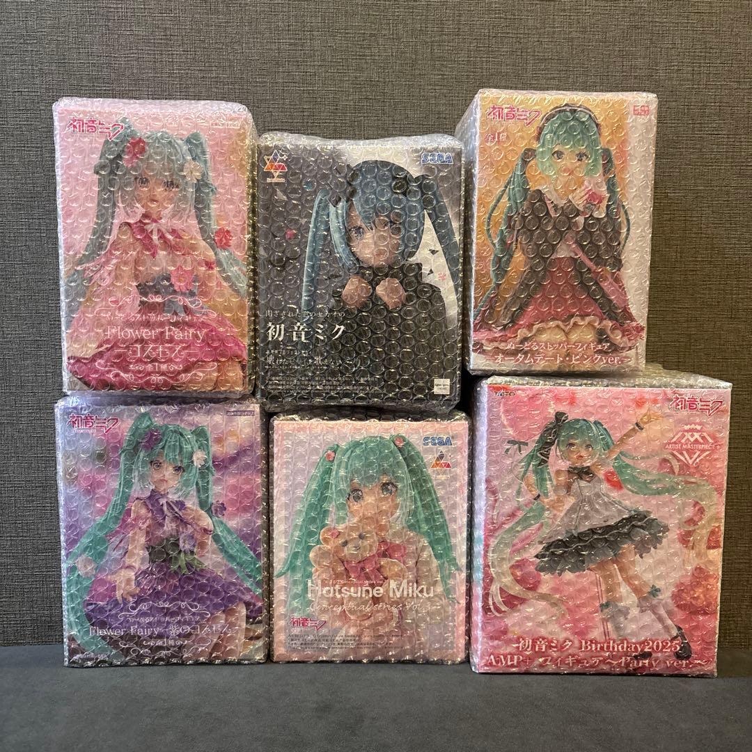 【新品・未開封】 初音ミク 人気プライズ 9点セット&おまけ1点付き