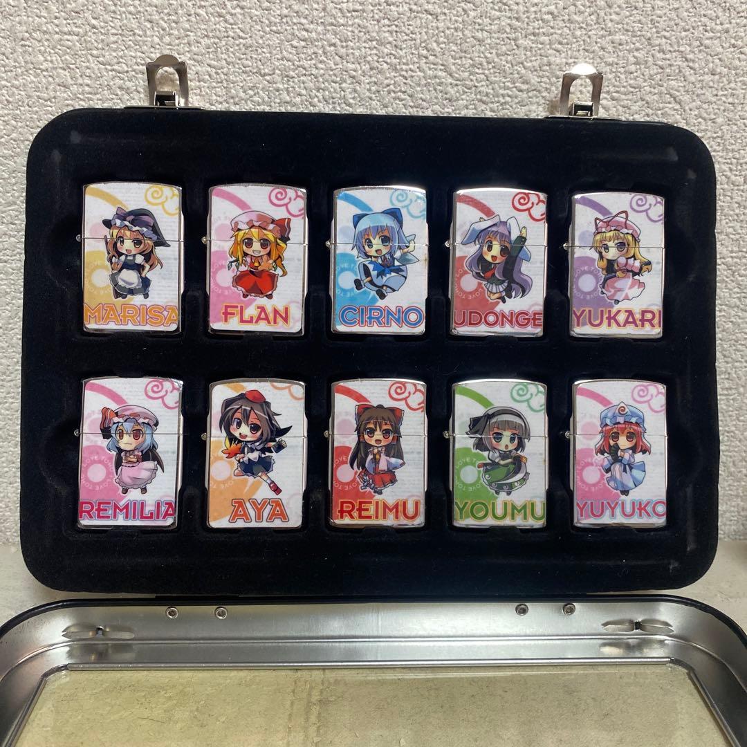 東方project 美少女　ミニキャラ　オイルライター　zippo 風　TG