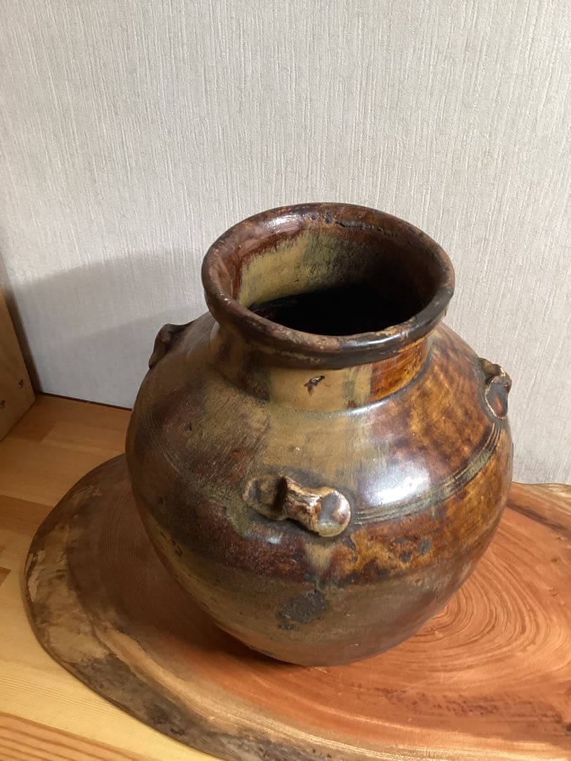 古美術骨董品　六古窯　古越前　茶壺