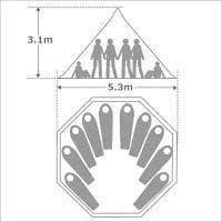 新品 テンティピ onyx 9 CP tentipi ワンポールテント