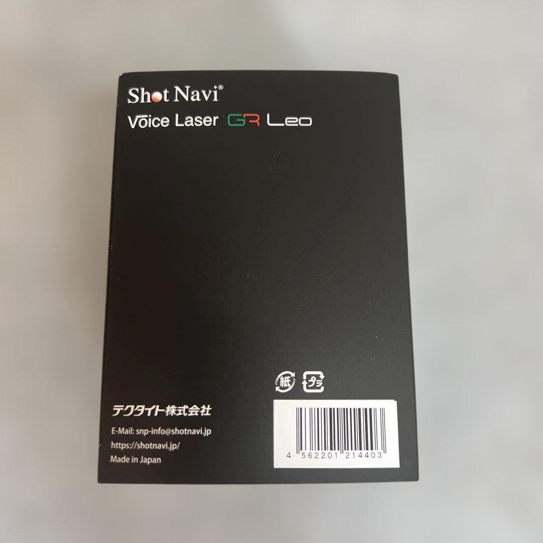 【新品・未使用】ショットナビ　ボイスレーザーGR LEO ブラック