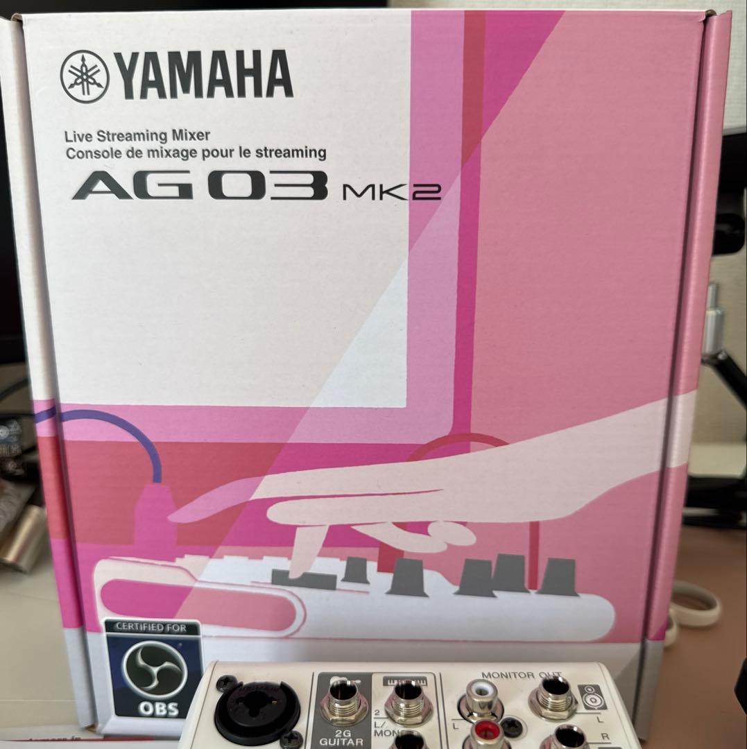 yamaha ag03mk2 オーディオインターフェース