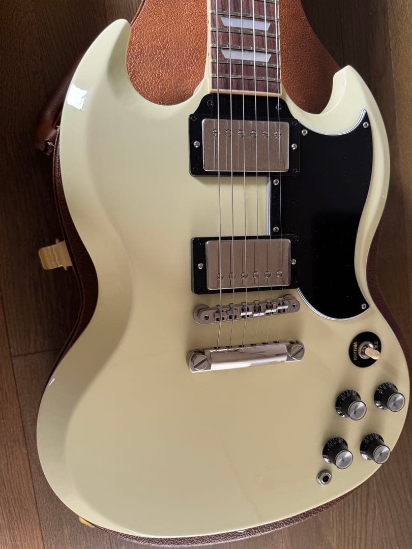 【値下げ】Gibson SG エレキギター ホワイト ハードケース付き