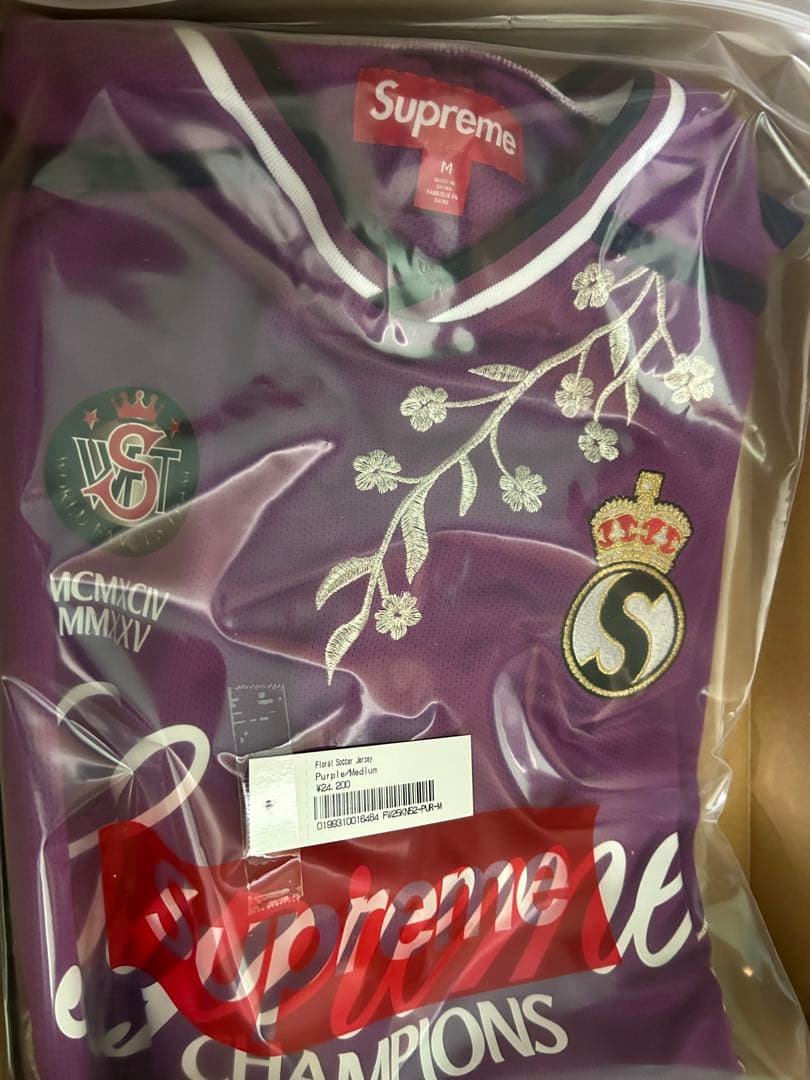 Floral Soccer Jersey Supreme Mサイズ