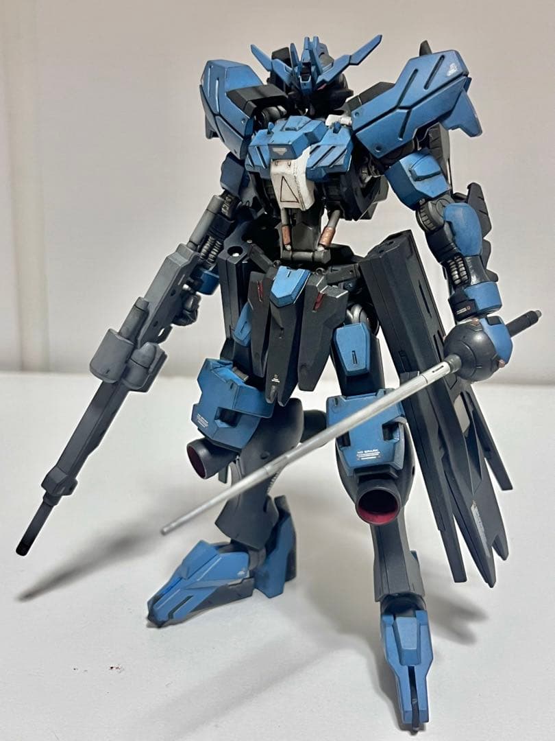 hg ガンプラ　ガンダムヴィダール ウェザリング　全塗装　完成品