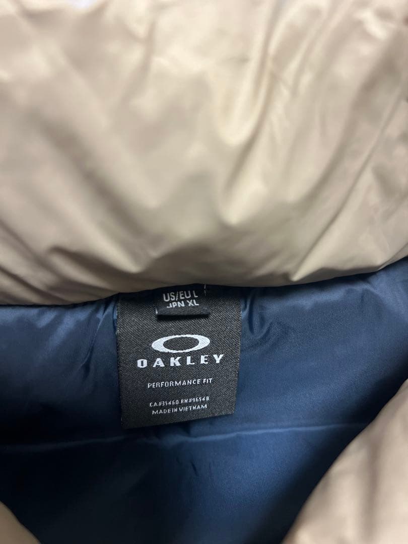 Oakley ベージュ ダウンベスト XL