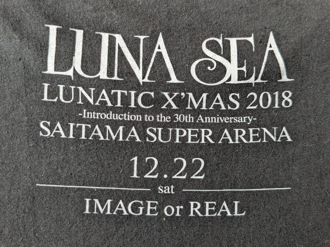 LUNA SEA 2018 X'mas IMAGE or REAL 復刻Tシャツ
