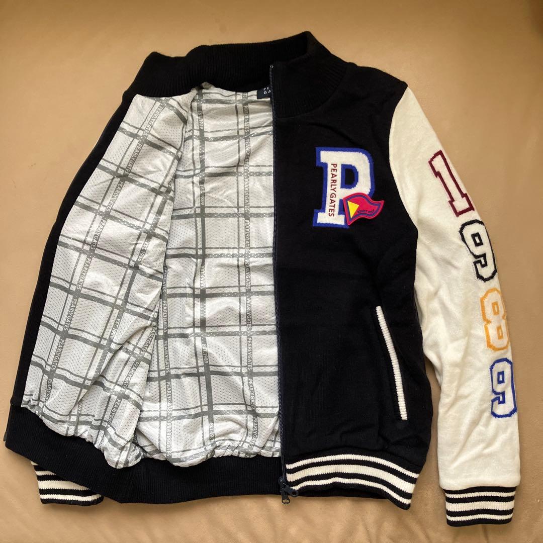 【美品】PEARLY GATES レディース 防風ニットブルゾン M
