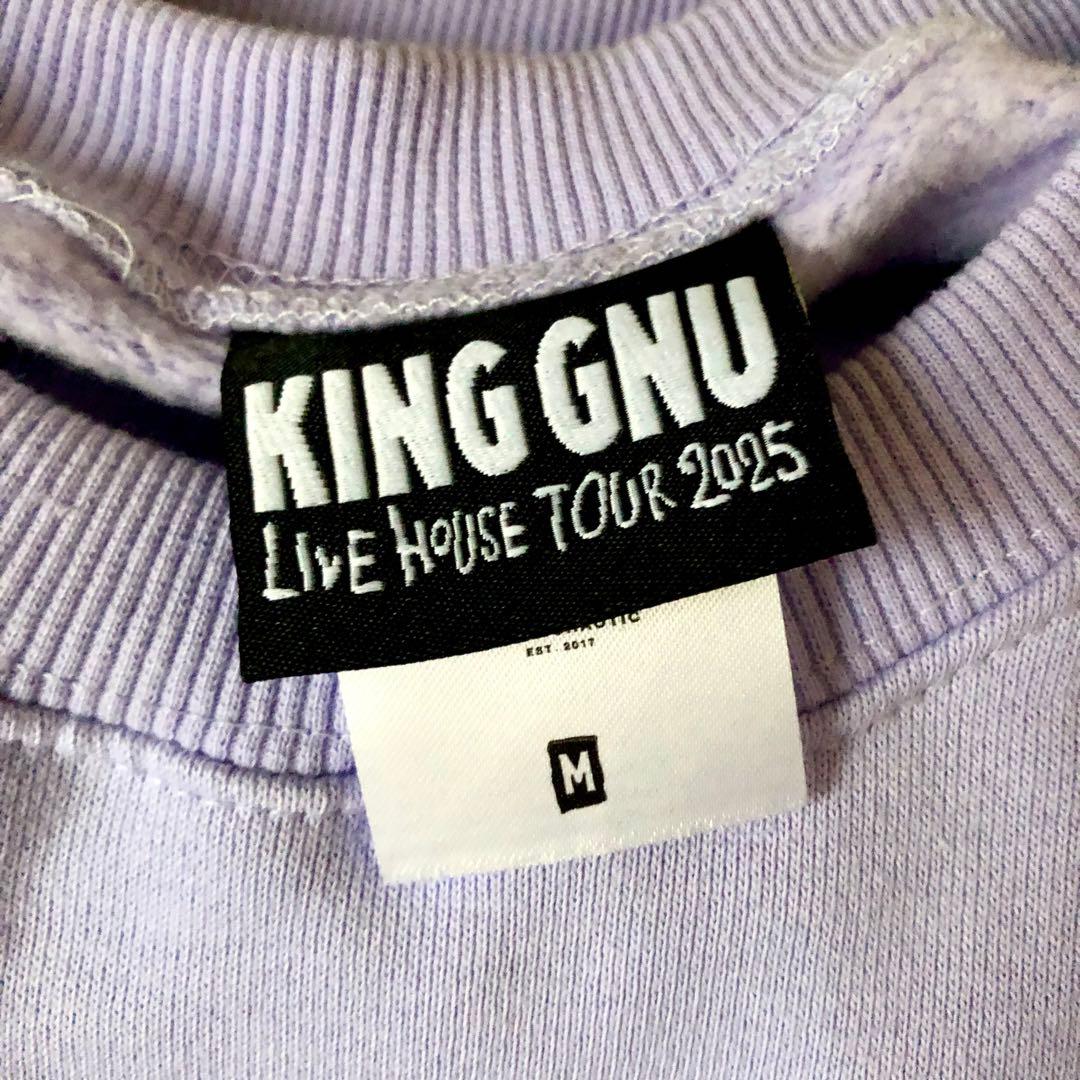 King Gnu LIVEHOUSE TOUR スウェット ライトパープル M