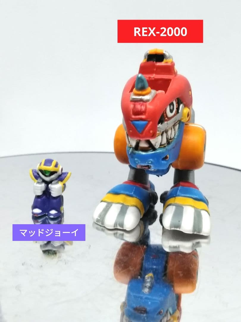 「希少品」ロックマンX フィギュア REX-2000マッドジョーイ消しゴム塗装品