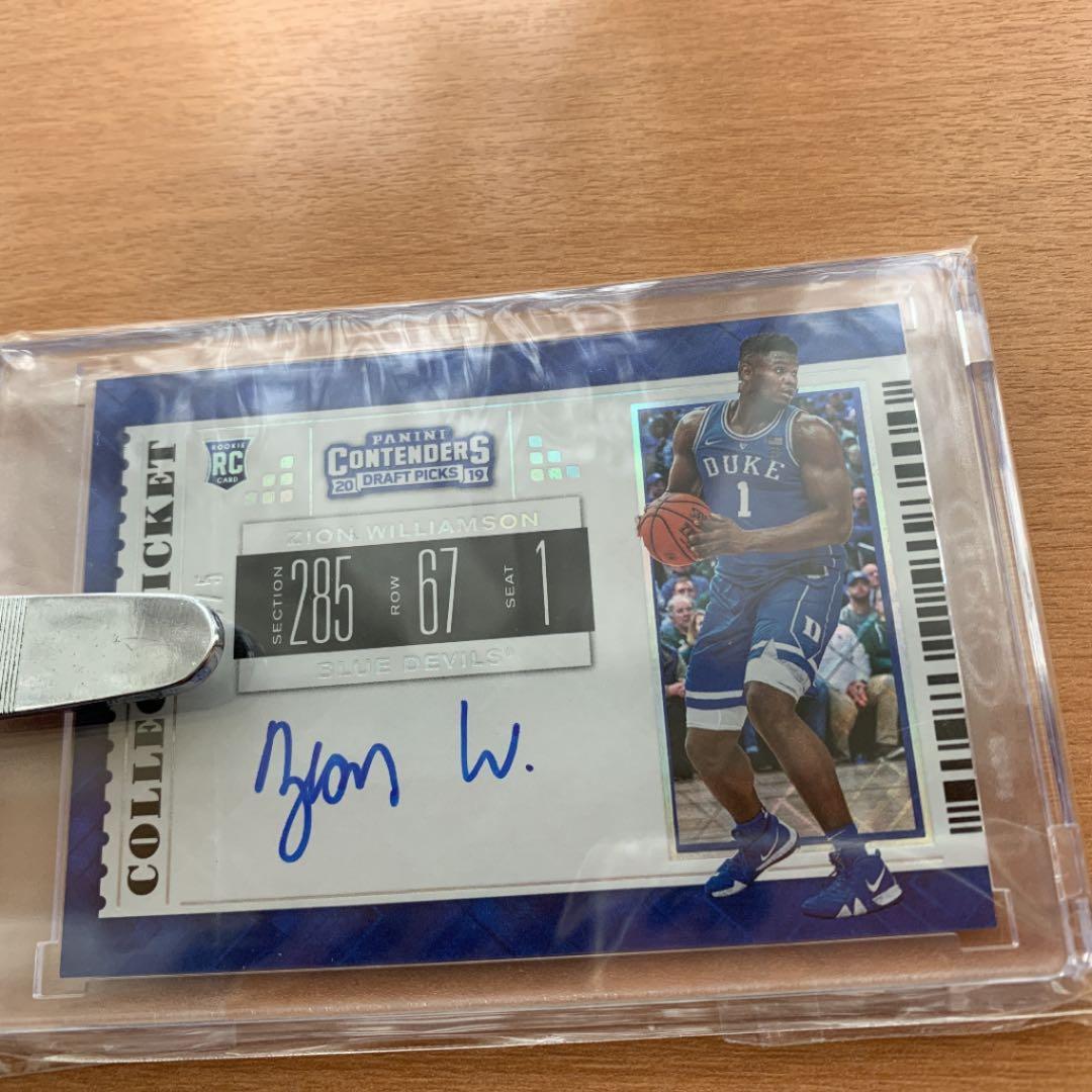 zion williamson AUTO ザイオン ウィリアムソン 5枚限定
