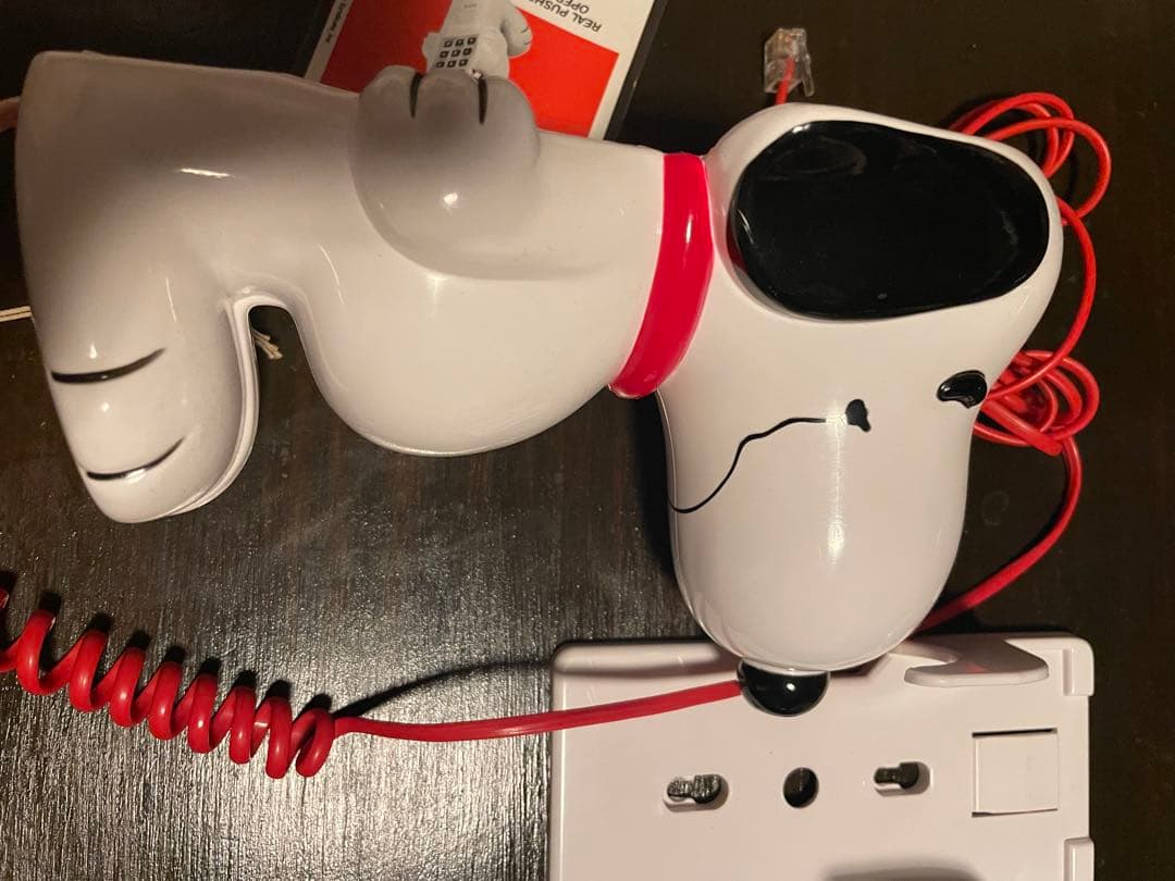 スヌーピー SNOOPY 電話機 ビンテージ　レトロ　ヴィンテージ