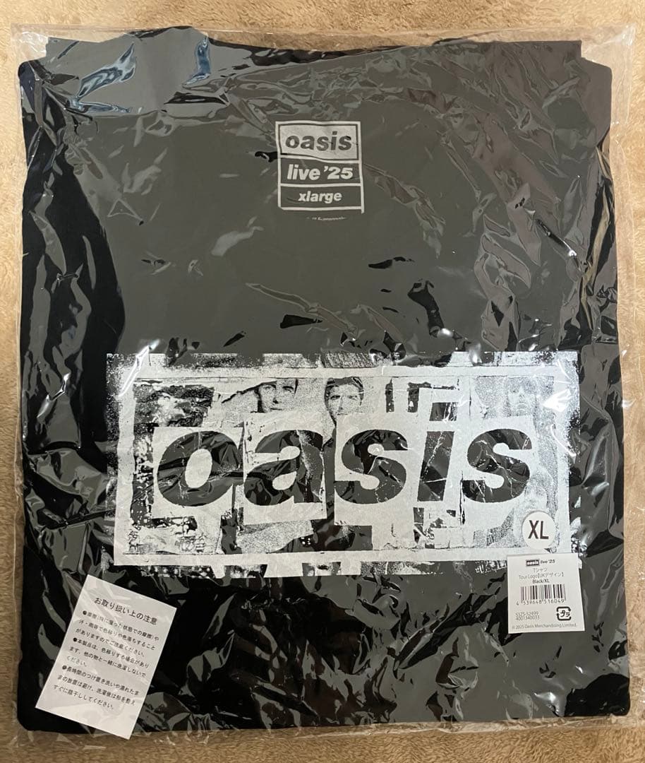 oasis live '25 XL Tシャツ UK 東京ドーム　オアシス