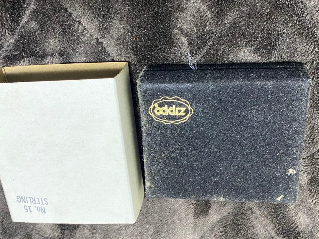 ZIPPO 純銀　1991 新品　未使用　筆記体　ヴィンテージ ジッポー