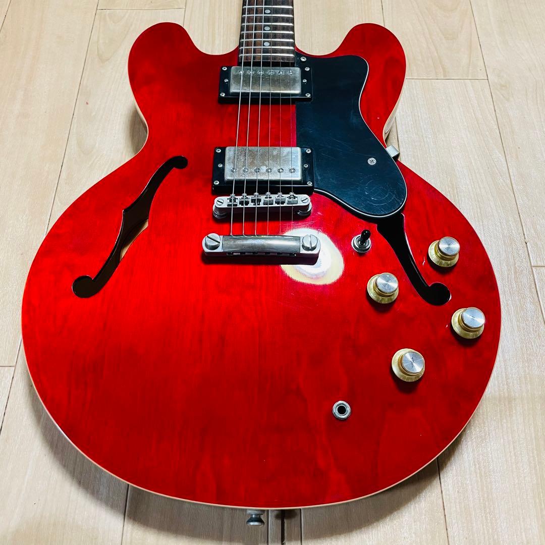 Epiphone エピフォン Dot CH セミアコ エレキギター ギグケース付