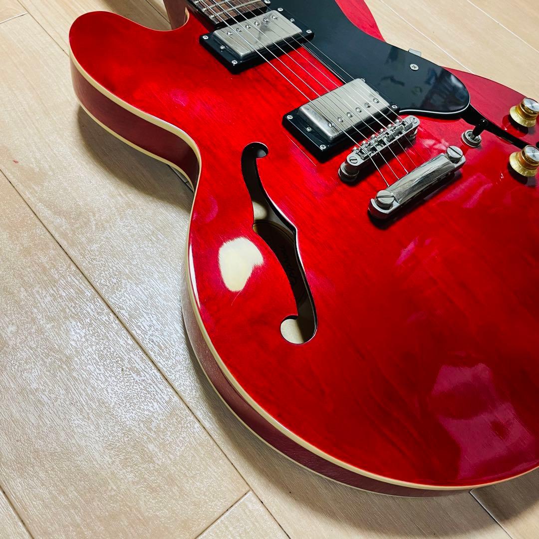 Epiphone エピフォン Dot CH セミアコ エレキギター ギグケース付