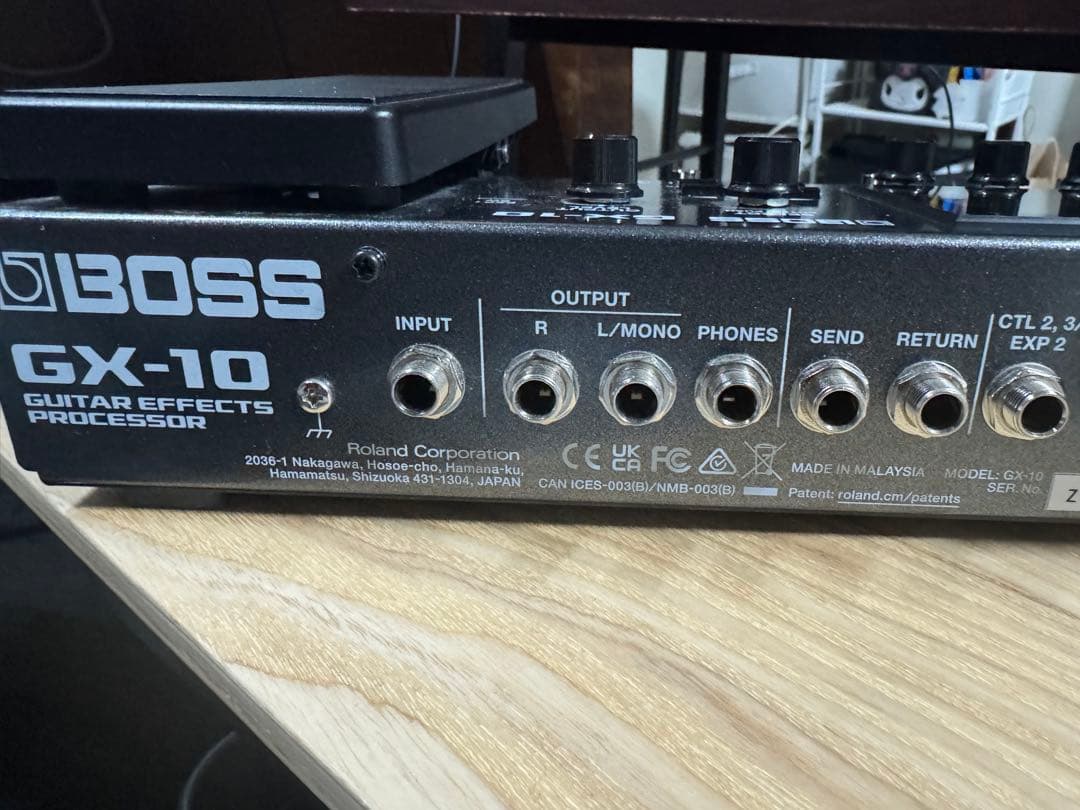 BOSS GX-10 マルチエフェクター Bluetoothアダプター 付き
