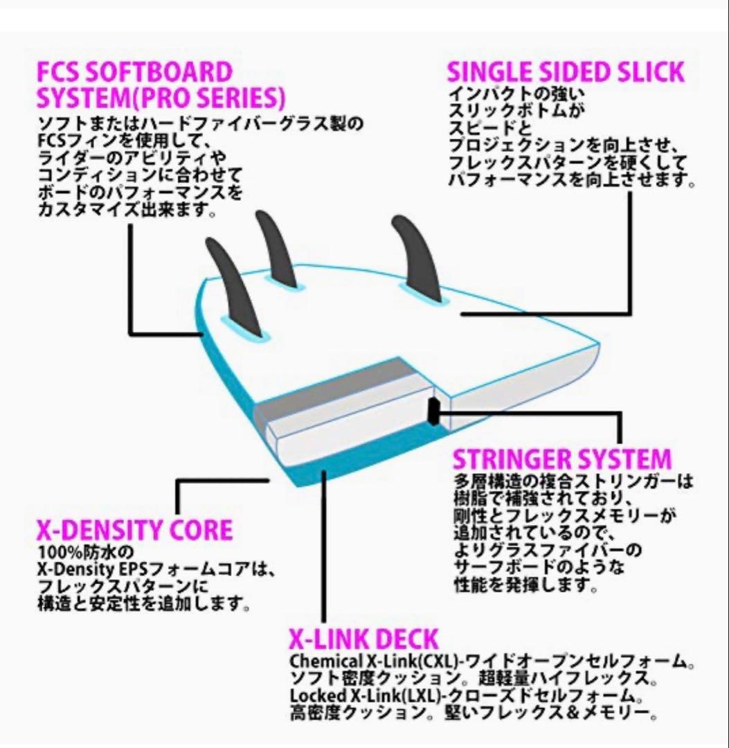 新品未使用ソフテック7.0ソフトサーフボード