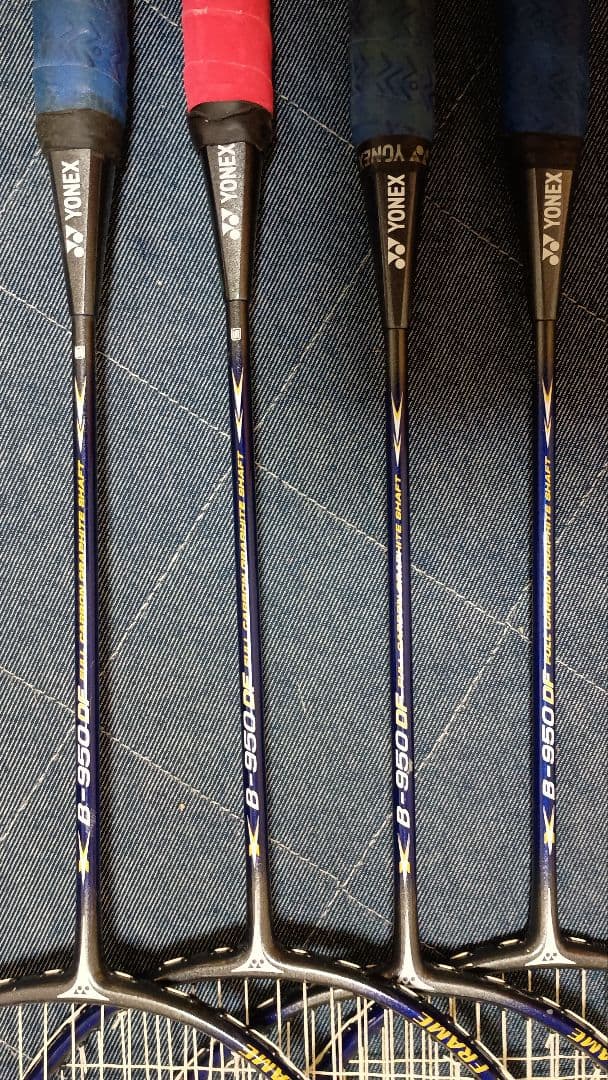 YONEX B-950DF バドミントンラケット 4本セット