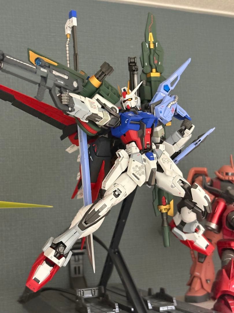 MG パーフェクトストライク全塗装完成品 ガンダムベース限定