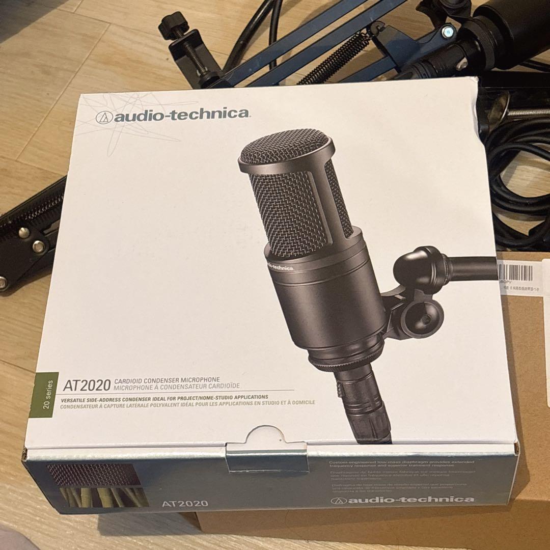 audio-technica AT2020 マイクスタンド付き