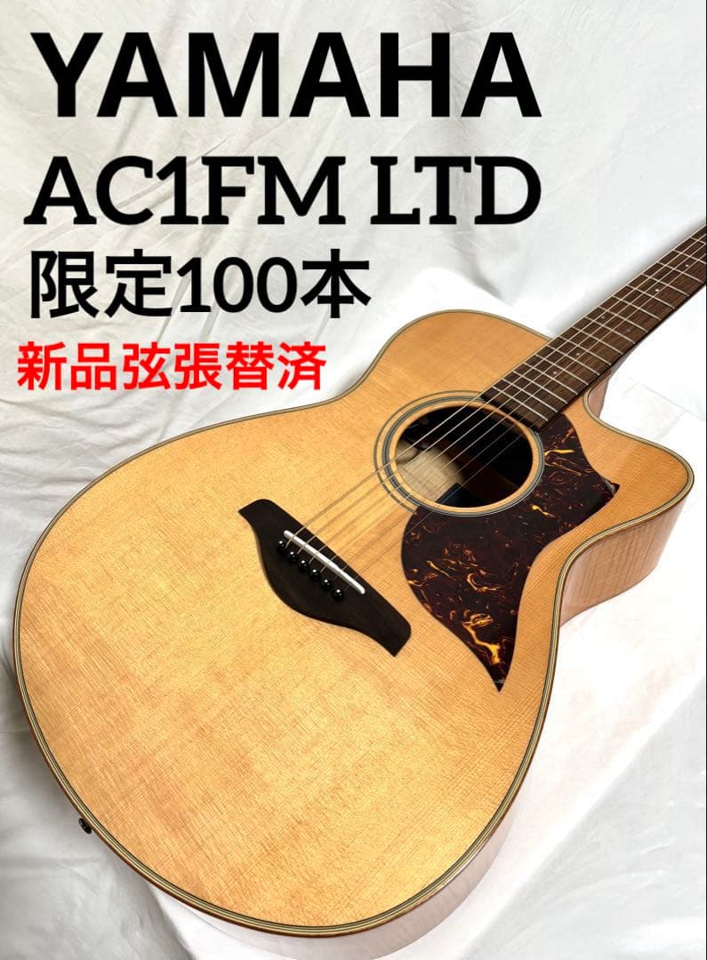 【限定100本、新品弦張替済】YAMAHA エレアコ AC1FM LTD