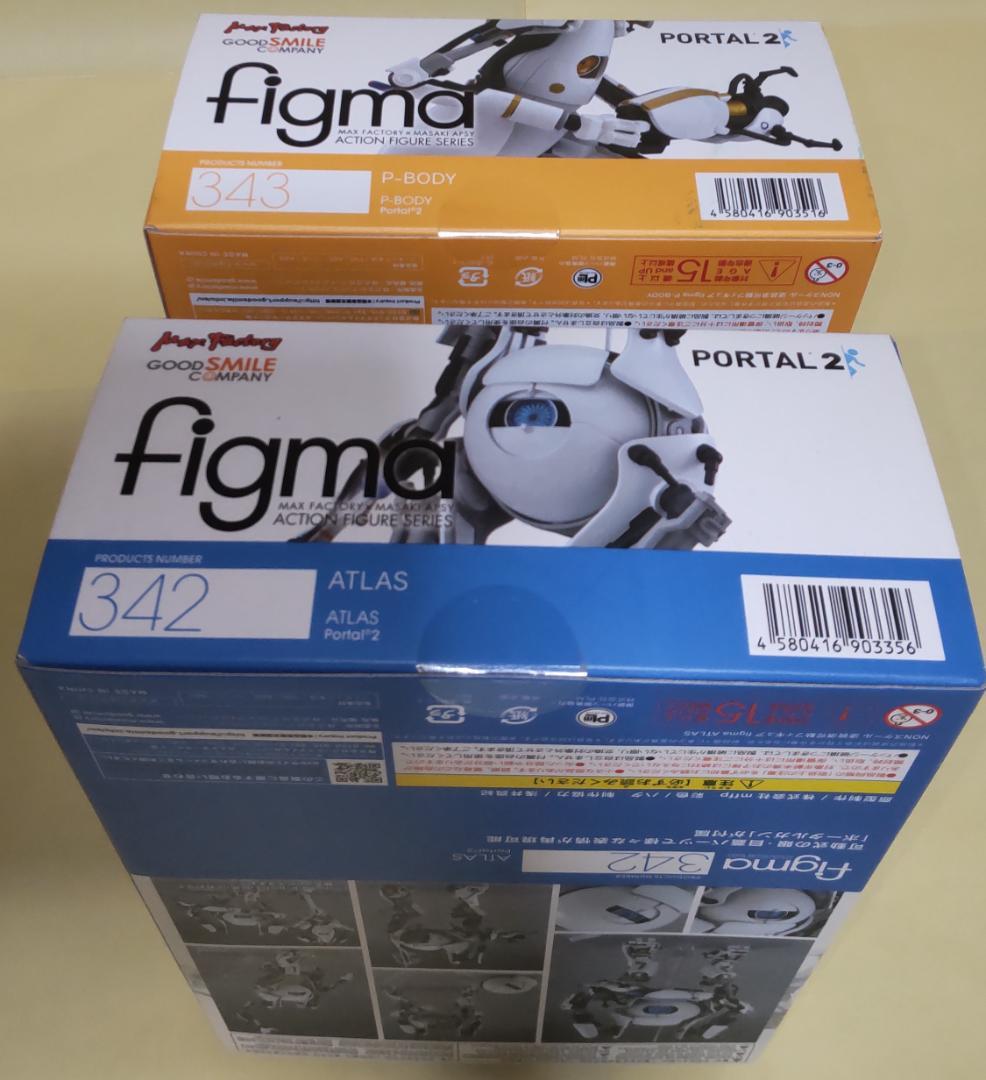 figma PORTAL2 P-Body & Atlas 2体セット [開封済]